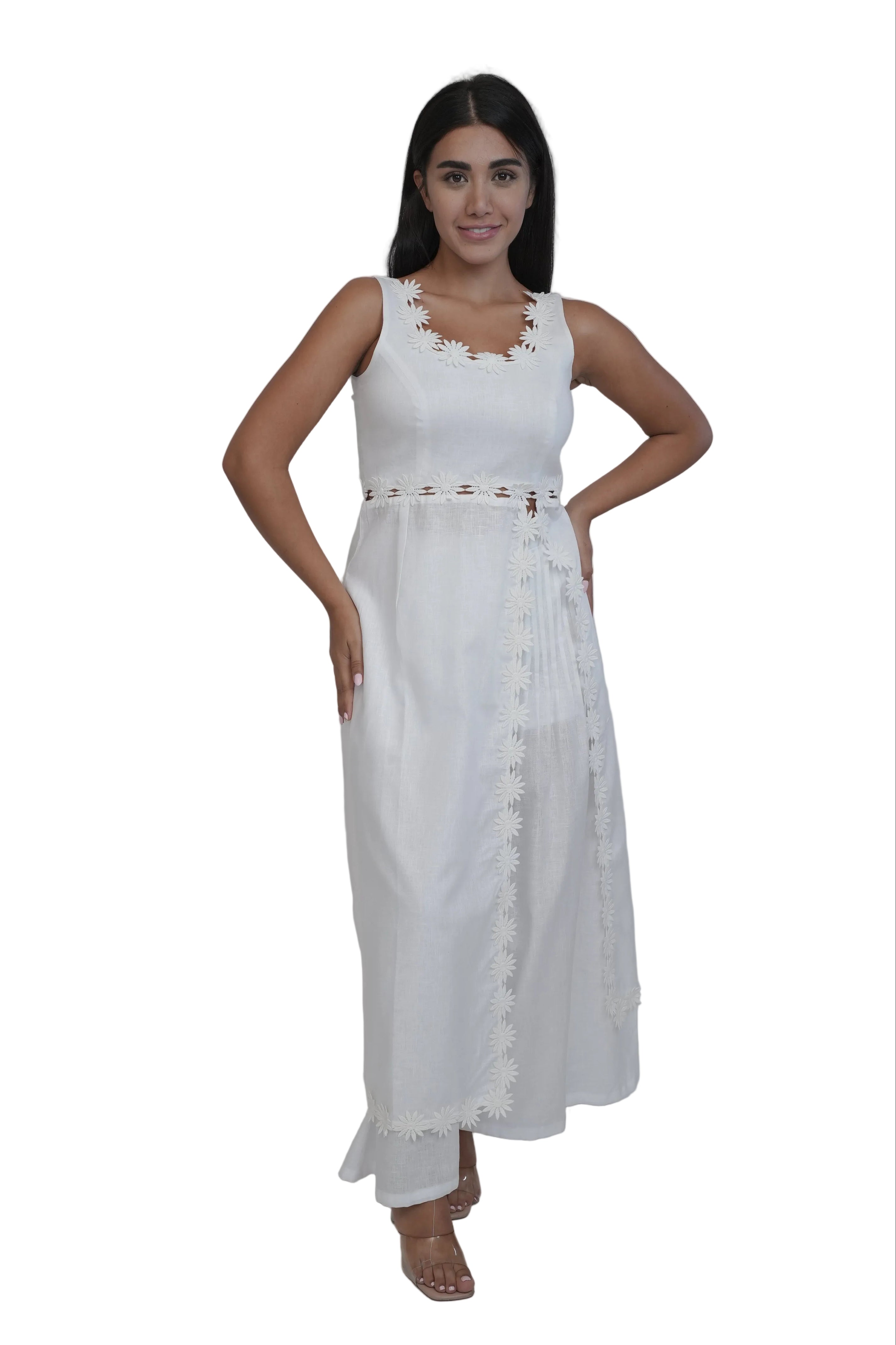 Margot White Linen Co-ord Set